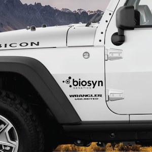 Biosyn Genetics Jurassic Park Compatible for Jeep SUV Truck Car Vehicle ...