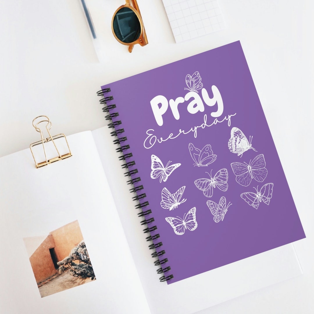 Personalized Pray Everyday Notebook Prayer Notebook Gift for Christian ...