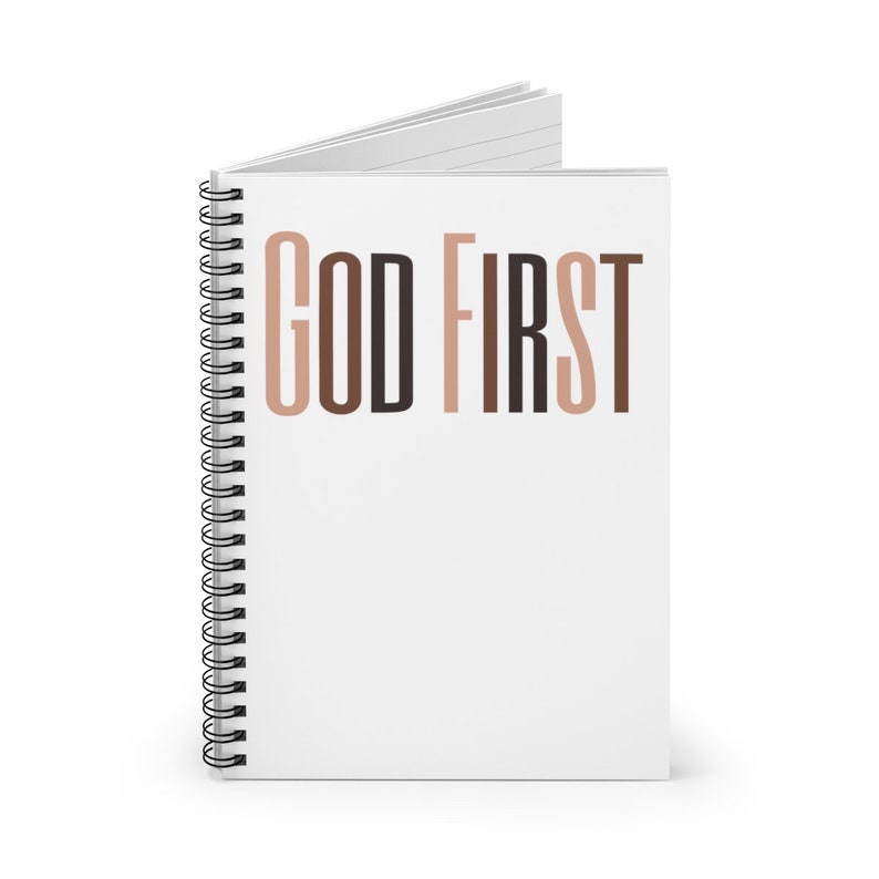 God First Notebook God Notebook Christian Journal Bible Journal Gift ...