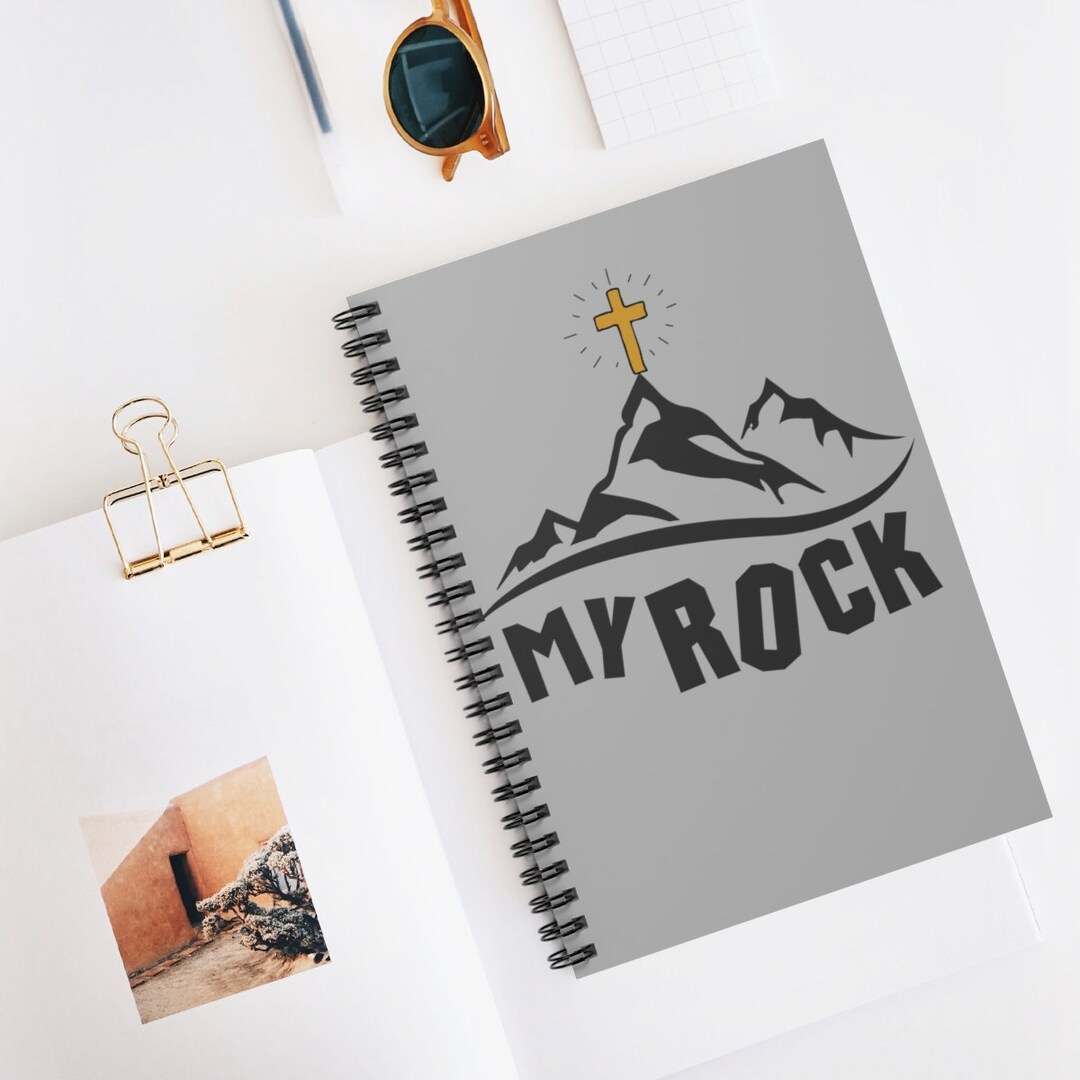 My Rock Notebook Christian Journal Jesus Journal Bible Journal ...