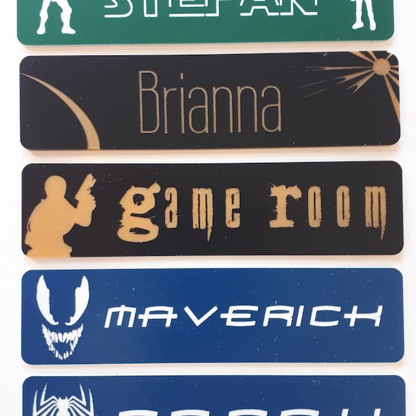 Bedroom Name Plates - Etsy