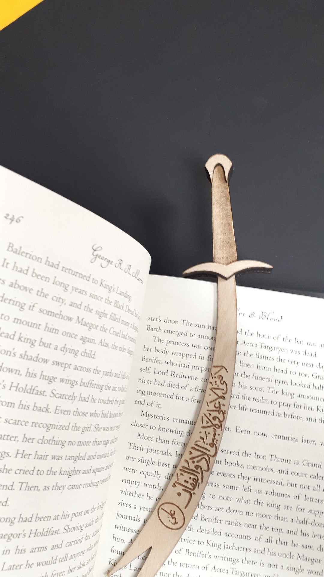 Zulfiqar Bookmark Prophet Muhammad Sword Miniature Islamic - Etsy