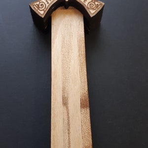 Gramr Bookmark, Sigurd's Sword Miniature, Balmung, Mothung, Wooden ...