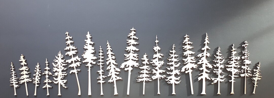 Tipsy Pine Treepack 3 to 6-1/2 Variety of 19 Pine Trees for Crafts ...