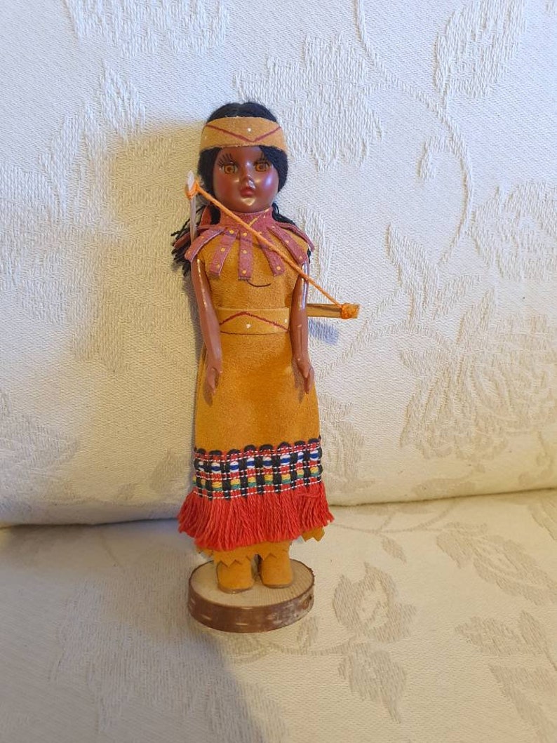 Vintage Indian Art Eskimo Doll 1950s - Etsy