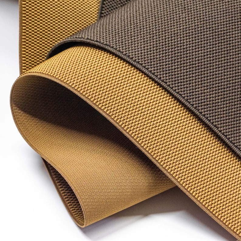 6.3 Inch (16 Cm) - Honeycomb Textured Ultra Wide Luxury Woven Elastic ...
