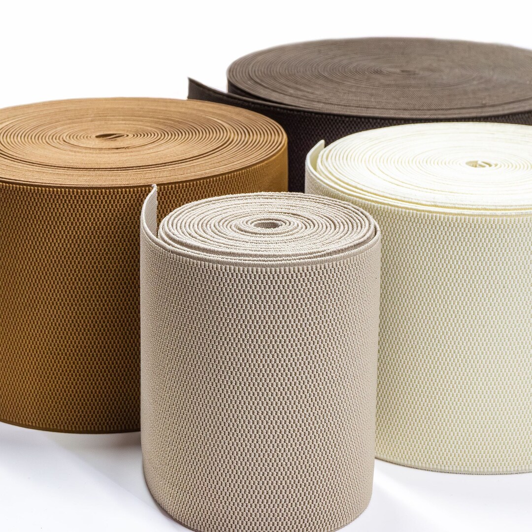 6.3 Inch (16 Cm) - Honeycomb Textured Ultra Wide Luxury Woven Elastic ...