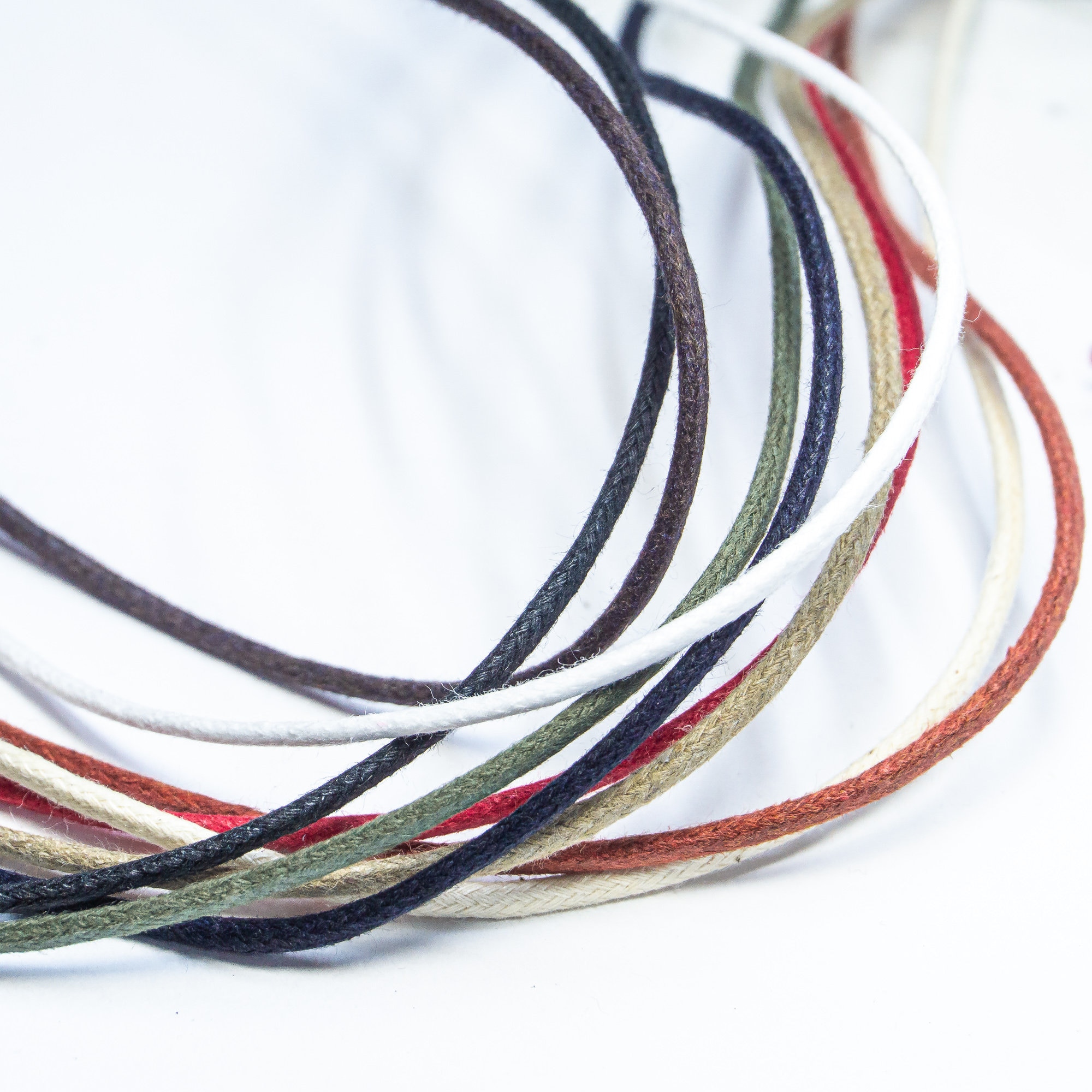 20 to 47 Inch (50 to 120 Cm) Round Waxed Cotton Shoe Laces (72 Pairs ...