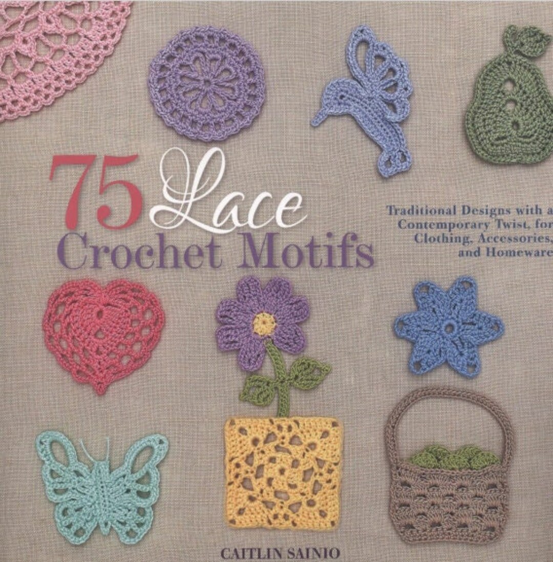 75 Lace Crochet Motifs E-book Instant Download PDF Files - Etsy
