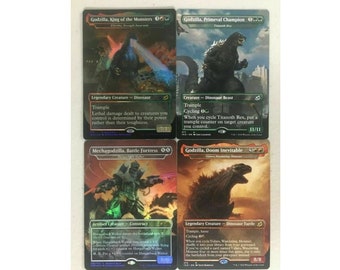 Godzilla King of the Monsters-100 Card Edh/commander Deck-mtg-mythics ...