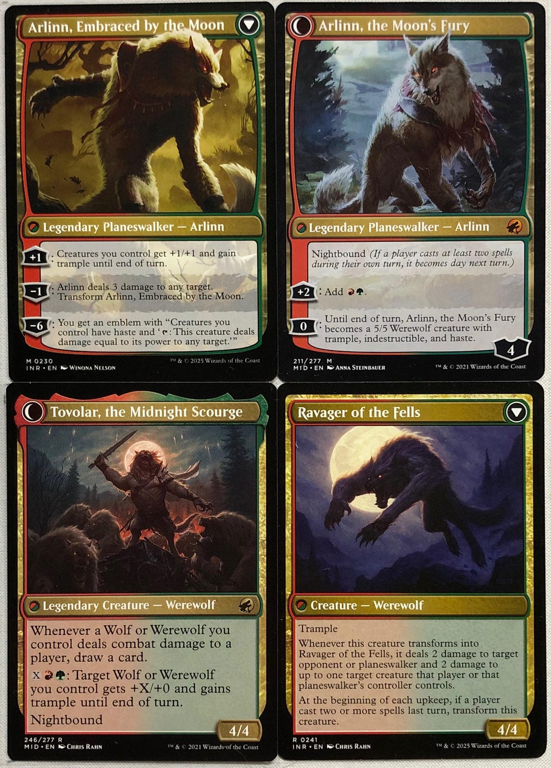 EDH Werewolf Deck - Commander MTG Magic - Etsy