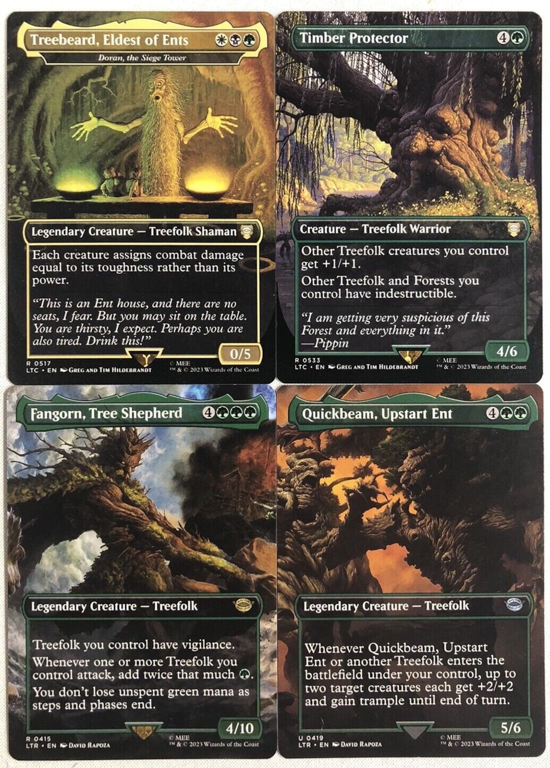 EDH Treefolk Deck Commander MTG Magic the Gathering - Etsy