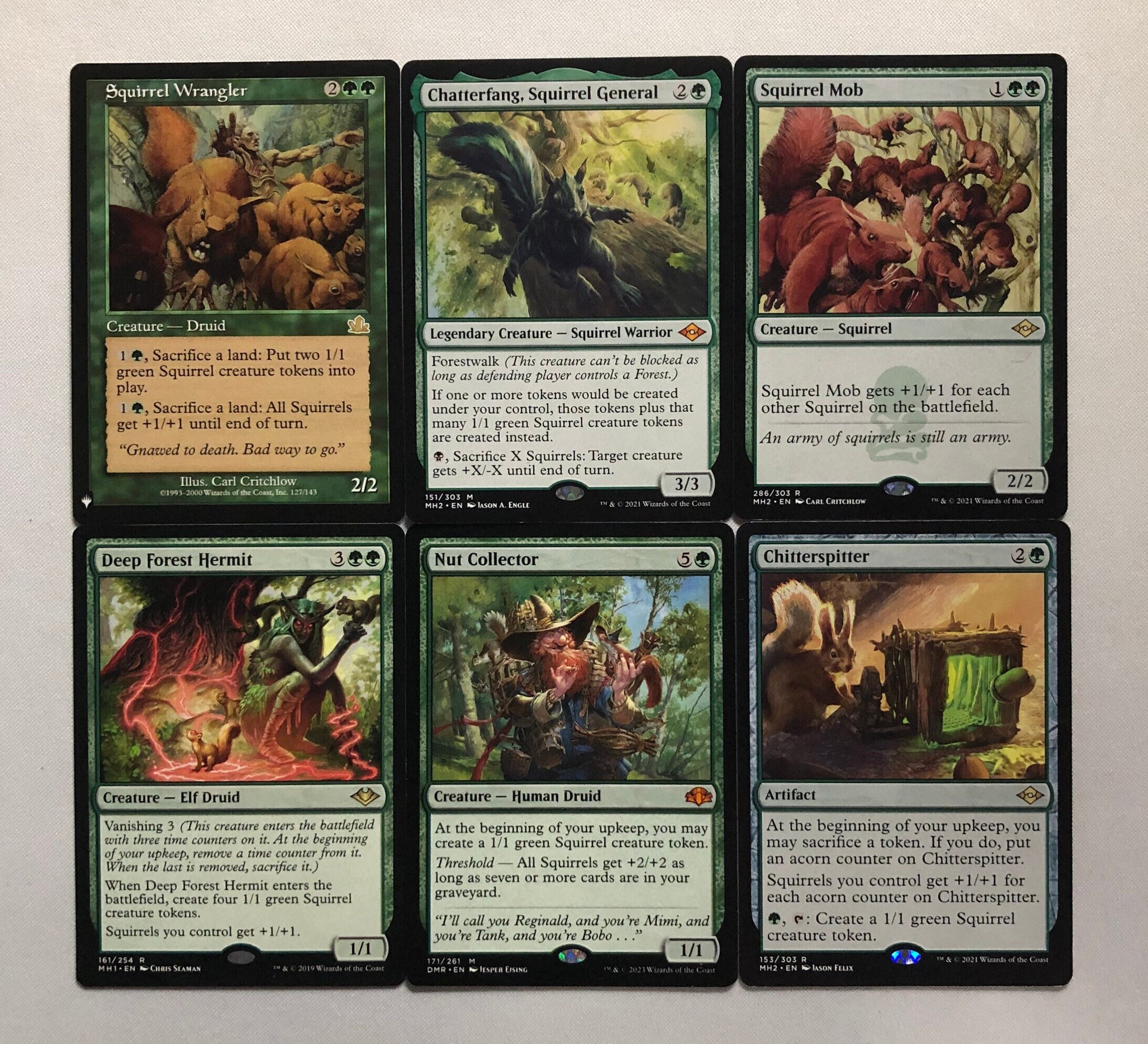 EDH Squirrel Deck Commander MTG Magic the Gathering - Etsy