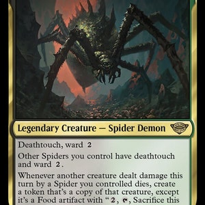 EDH Spider Deck Commander MTG Magic the Gathering - Etsy