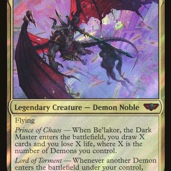 Demon Commander Deck Box - Etsy