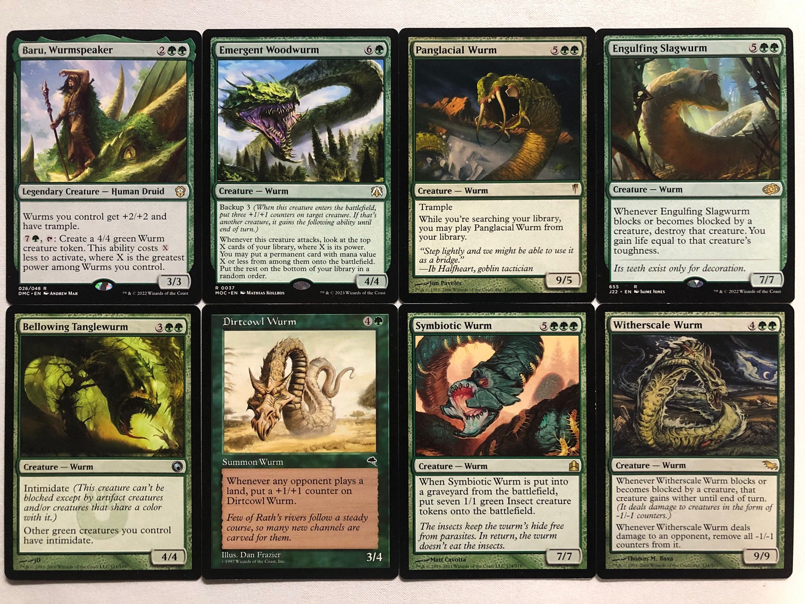 EDH Wurm Deck Commander MTG Magic the Gathering - Etsy