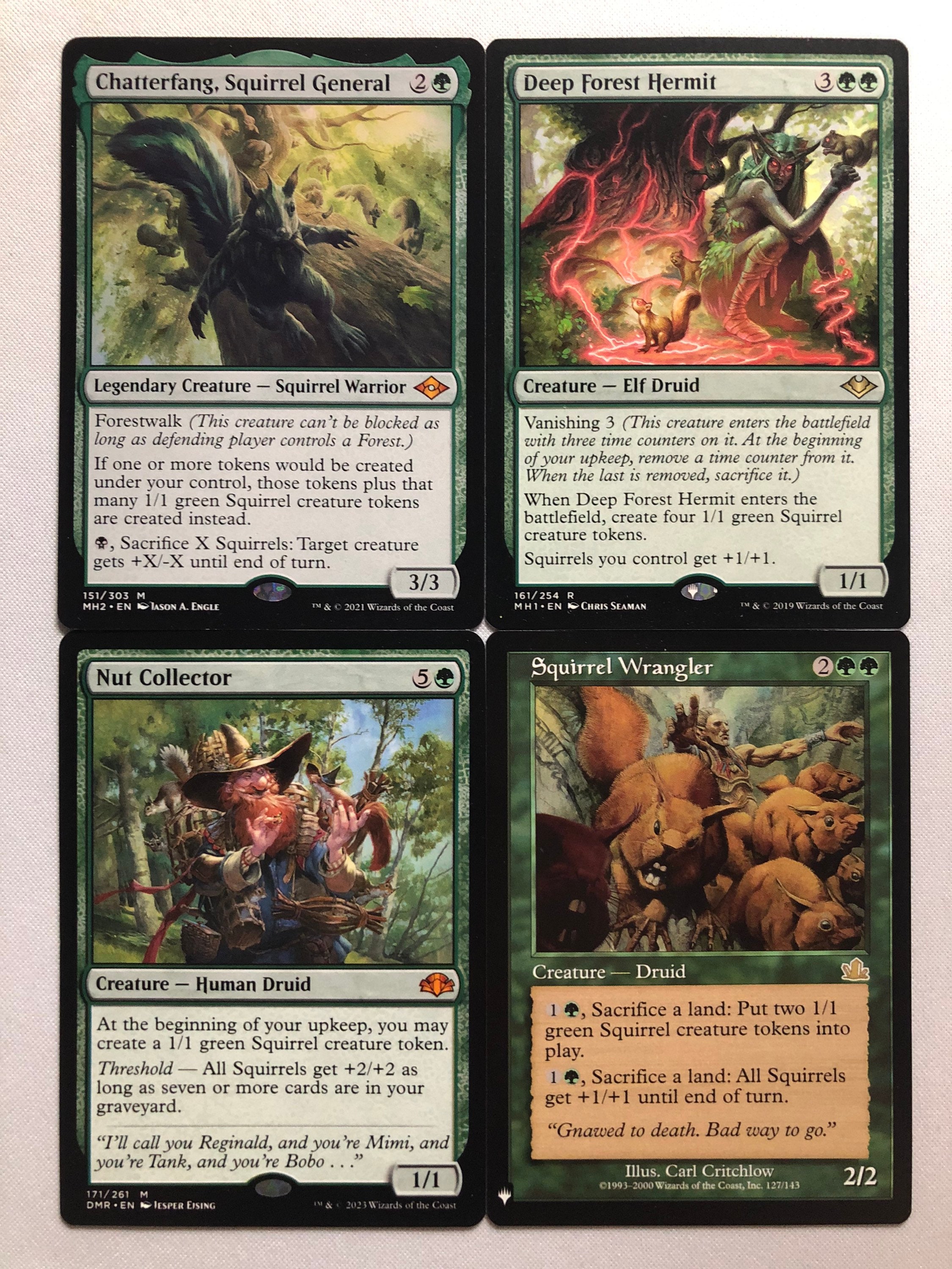 EDH Squirrel Deck Commander MTG Magic the Gathering - Etsy