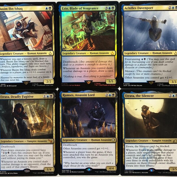 Mtg Assassin Deck Box - Etsy