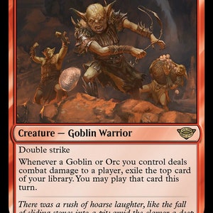 EDH Goblin Deck Commander MTG Magic the Gathering - Etsy