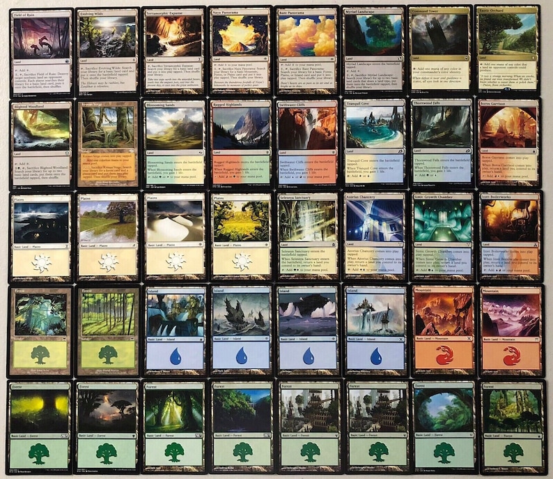 EDH Landfall Deck Commander MTG Magic the Gathering - Etsy