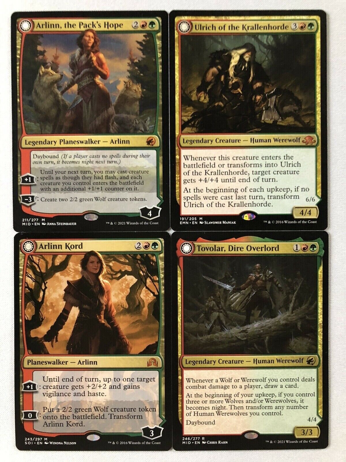 EDH Werewolf Deck Commander MTG Magic the Gathering - Etsy