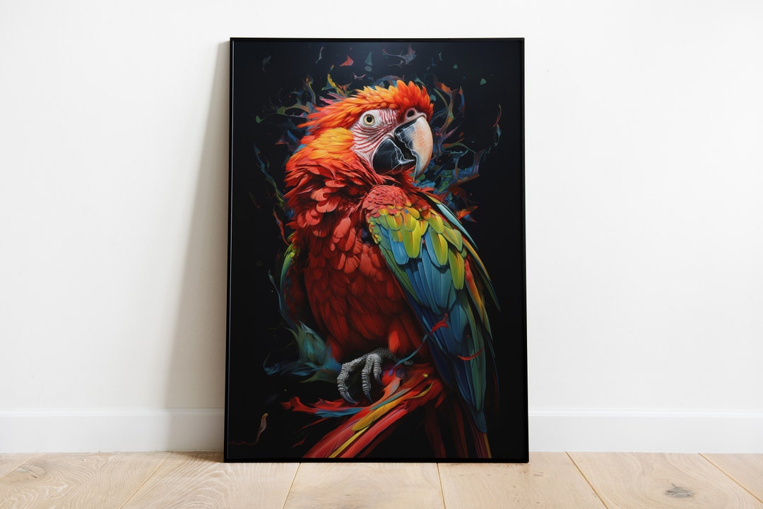 Psittaciformes | Parrot | Bird | Portrait | DIGITAL DOWNLOAD - Etsy