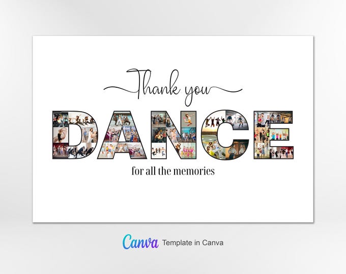 Personalized Dance Recital or Dance Teacher Gifts, Custom Dancer Photo ...