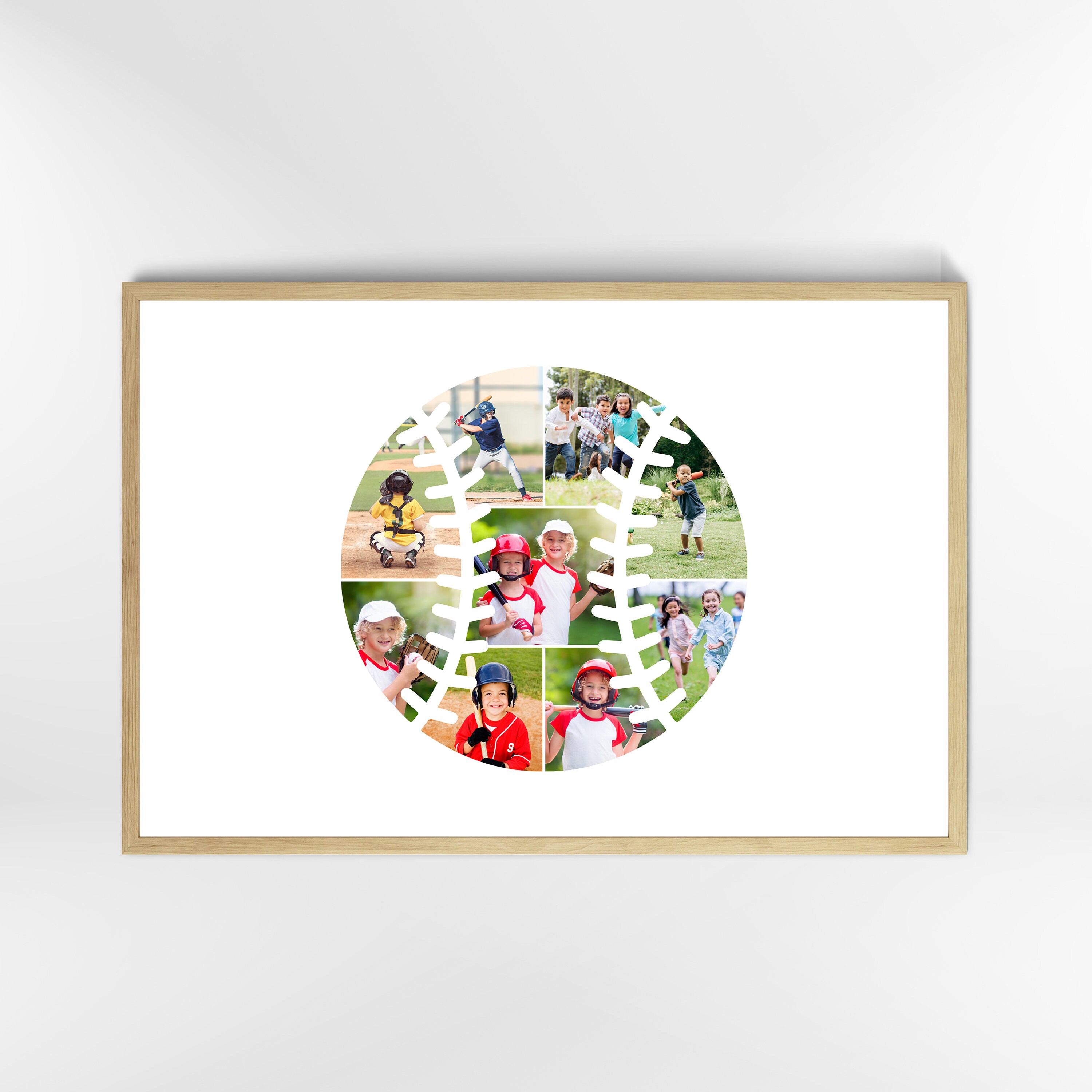 Baseball Photo Collage Template, Sports Photo Collage, Baseball Collage ...