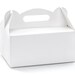 10 White Rectangle Cake Boxes, White Thank You Boxes, Wedding Cake ...