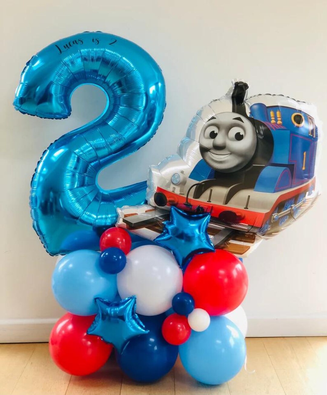 DIY Large Train Sculpture, Train Balloon Stack, Train Sculpture, Train ...