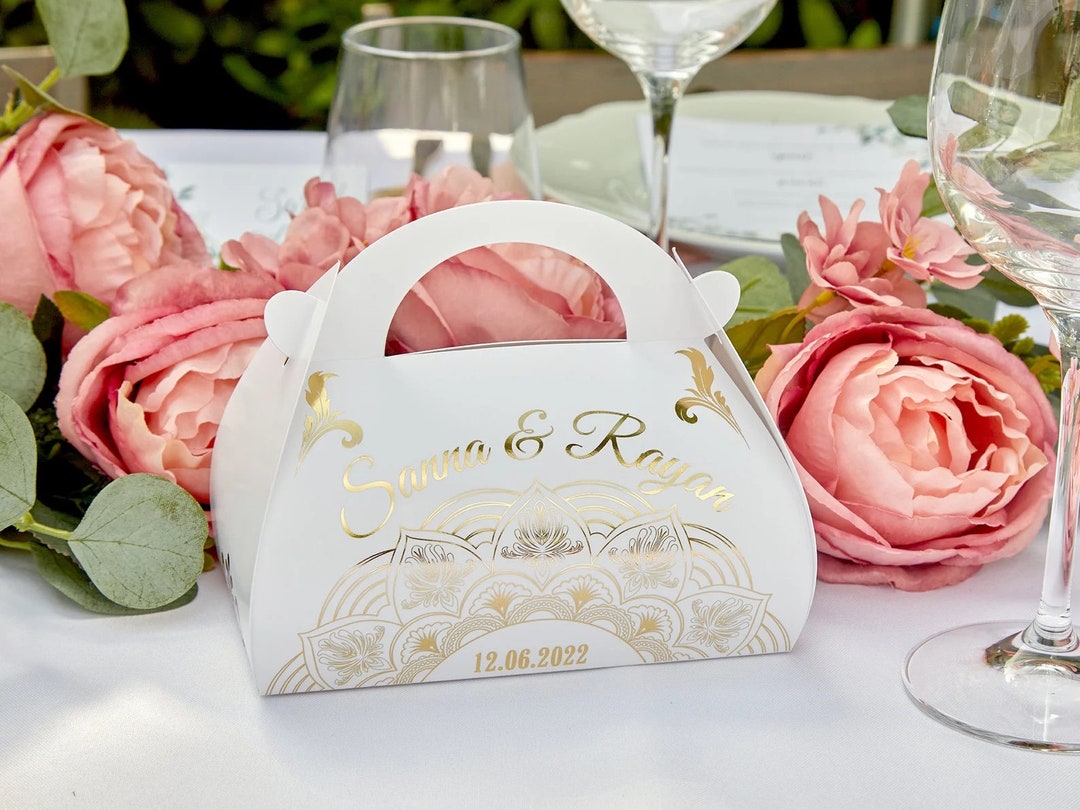Personalised Wedding Boxes, Personalised Cake Boxes, Wedding Favour ...