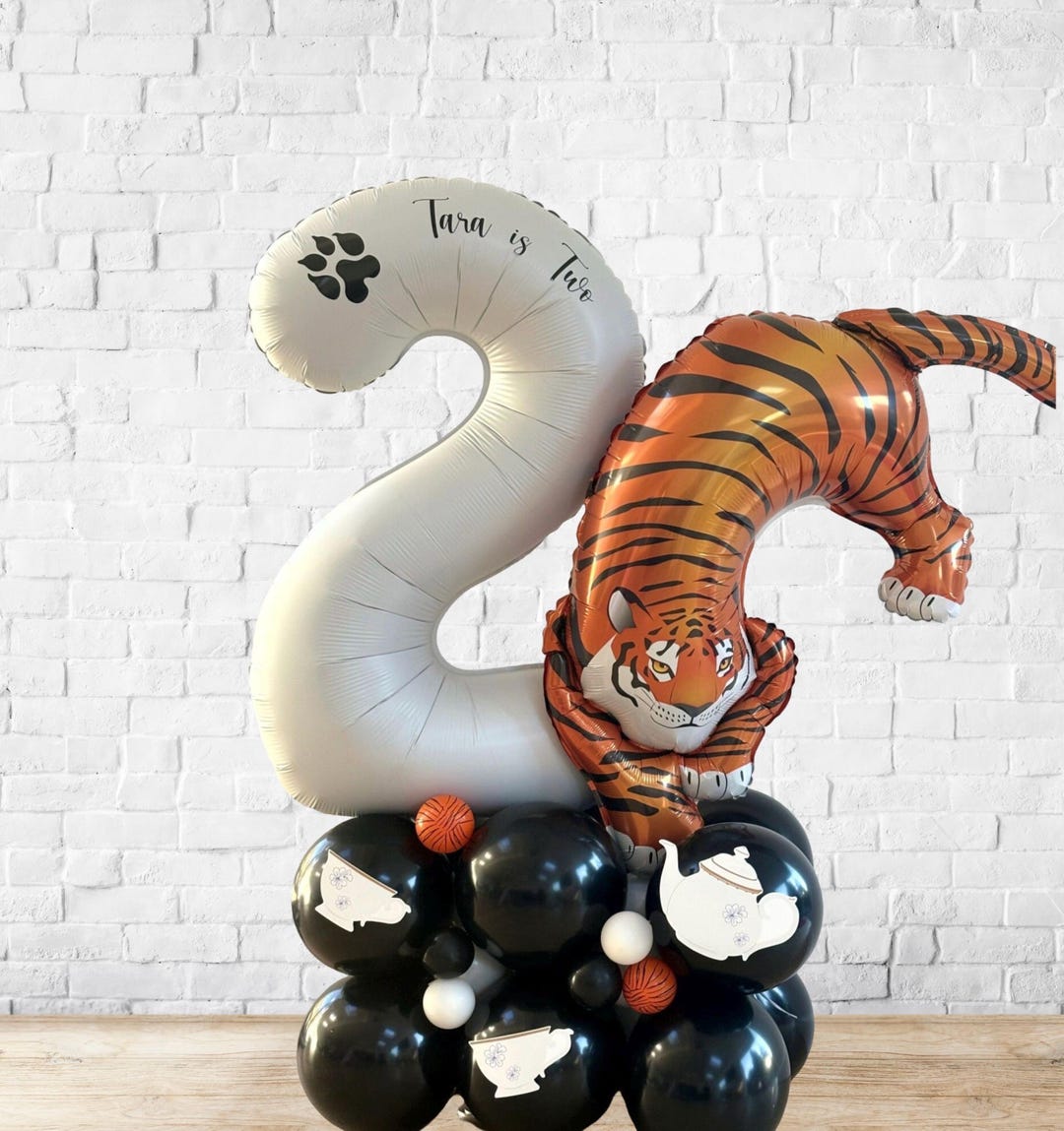 High Quality Tiger Balloon Sculpture, Any Number, Tiger Balloon Stack ...