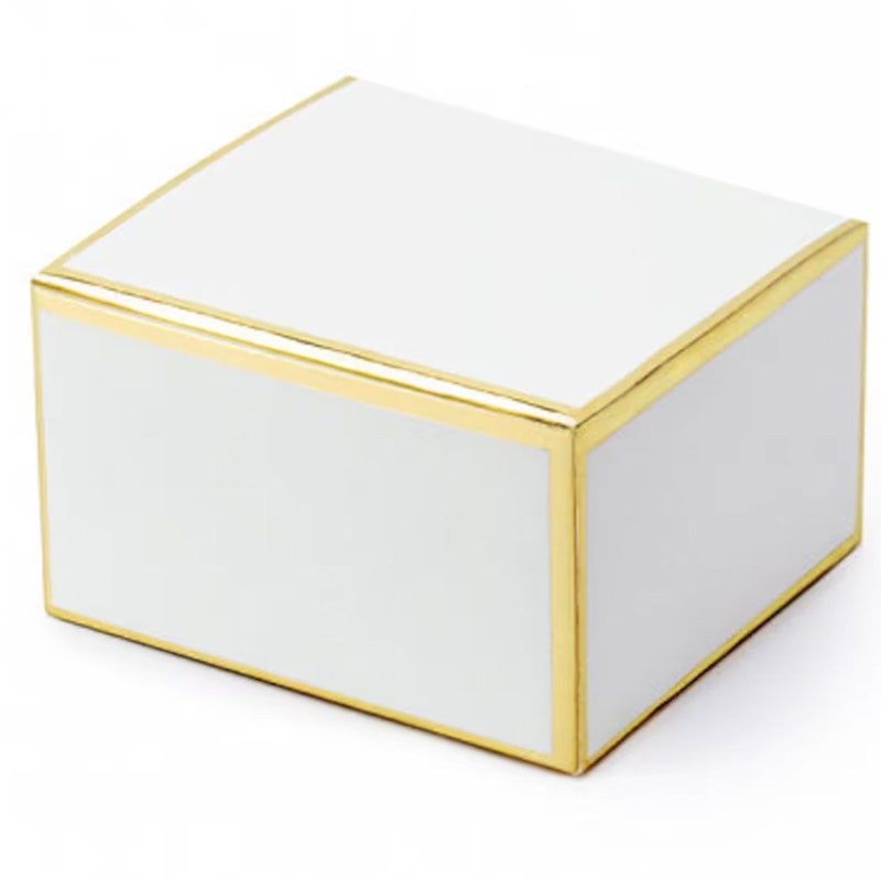 Gold Favor Box - Etsy