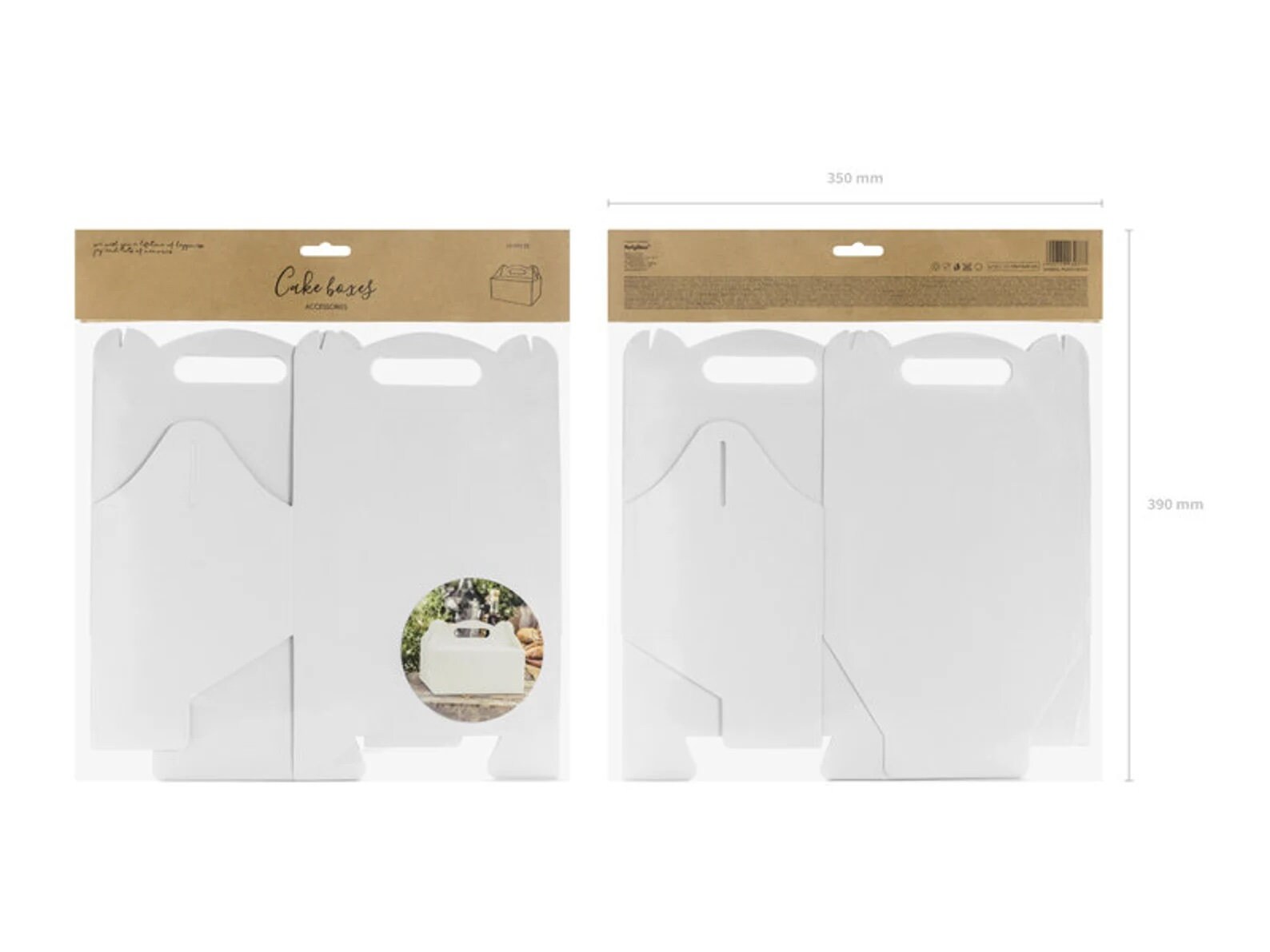 10 White Rectangle Cake Boxes White Thank You Boxes Wedding - Etsy