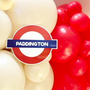 Paddington Balloon Arch, London Birthday, Paddington Birthday ...