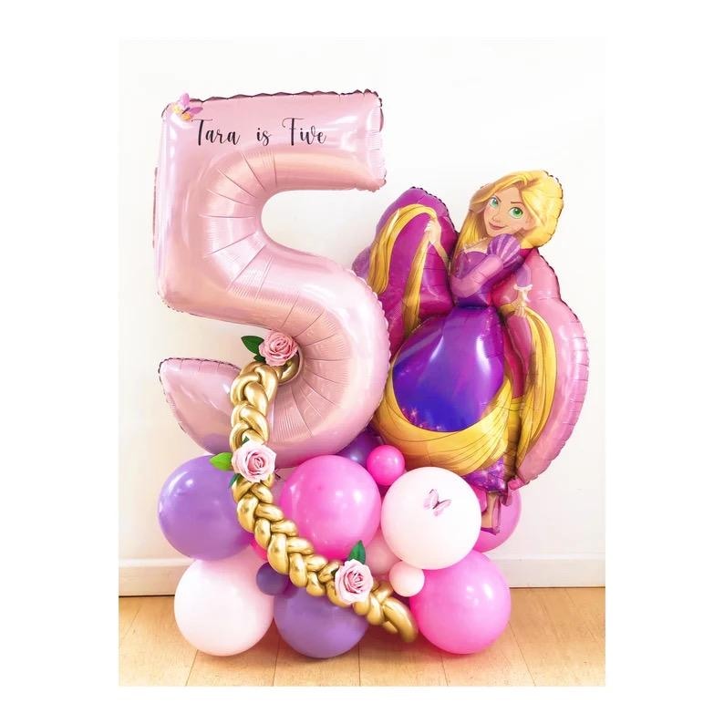 DIY Large Rapunzel Balloon Sculpture, Rapunzel Balloon Stack, Rapunzel ...