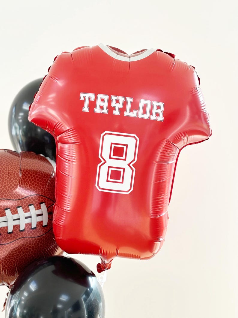 DIY Personalised American Football Balloon Set, Uninflated, American ...