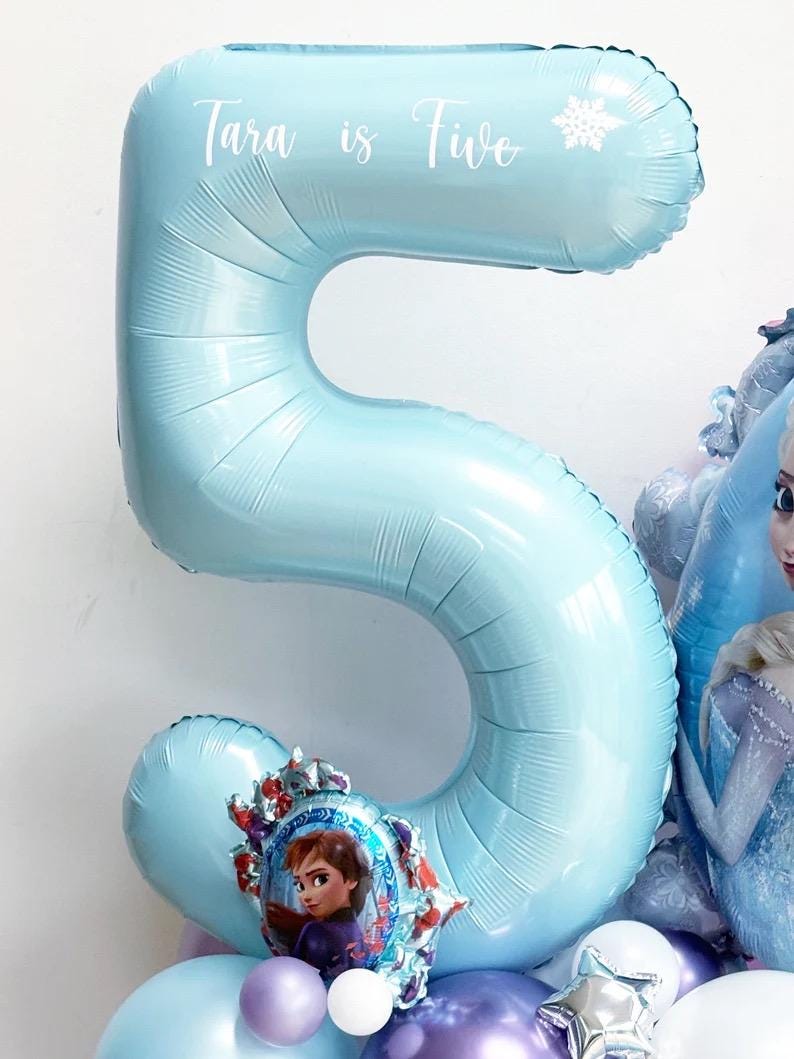 DIY Large Frozen Balloon Sculpture, Frozen Balloon Stack, Frozen ...