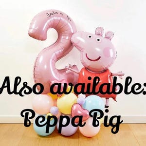 DIY Large George Pig Balloon Sculpture, George Pig Balloon Stack ...