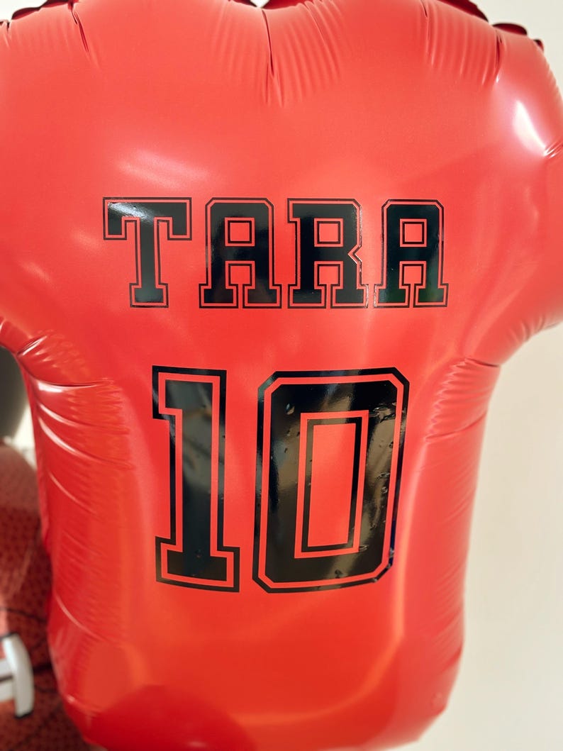 DIY Personalised American Football Balloon Set, Uninflated, American ...
