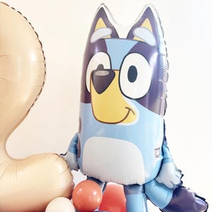DIY Large Bluey Balloon Sculpture, Bluey Kids Birthday Balloon ...
