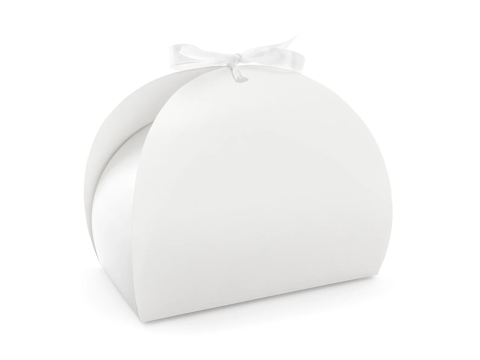White Cake Boxes With Ribbon Set of 10 White Thank You - Etsy
