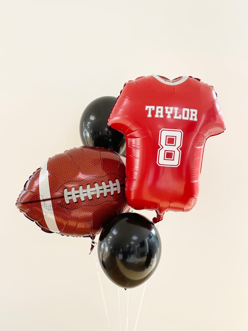 DIY Personalised American Football Balloon Set, Uninflated, American ...
