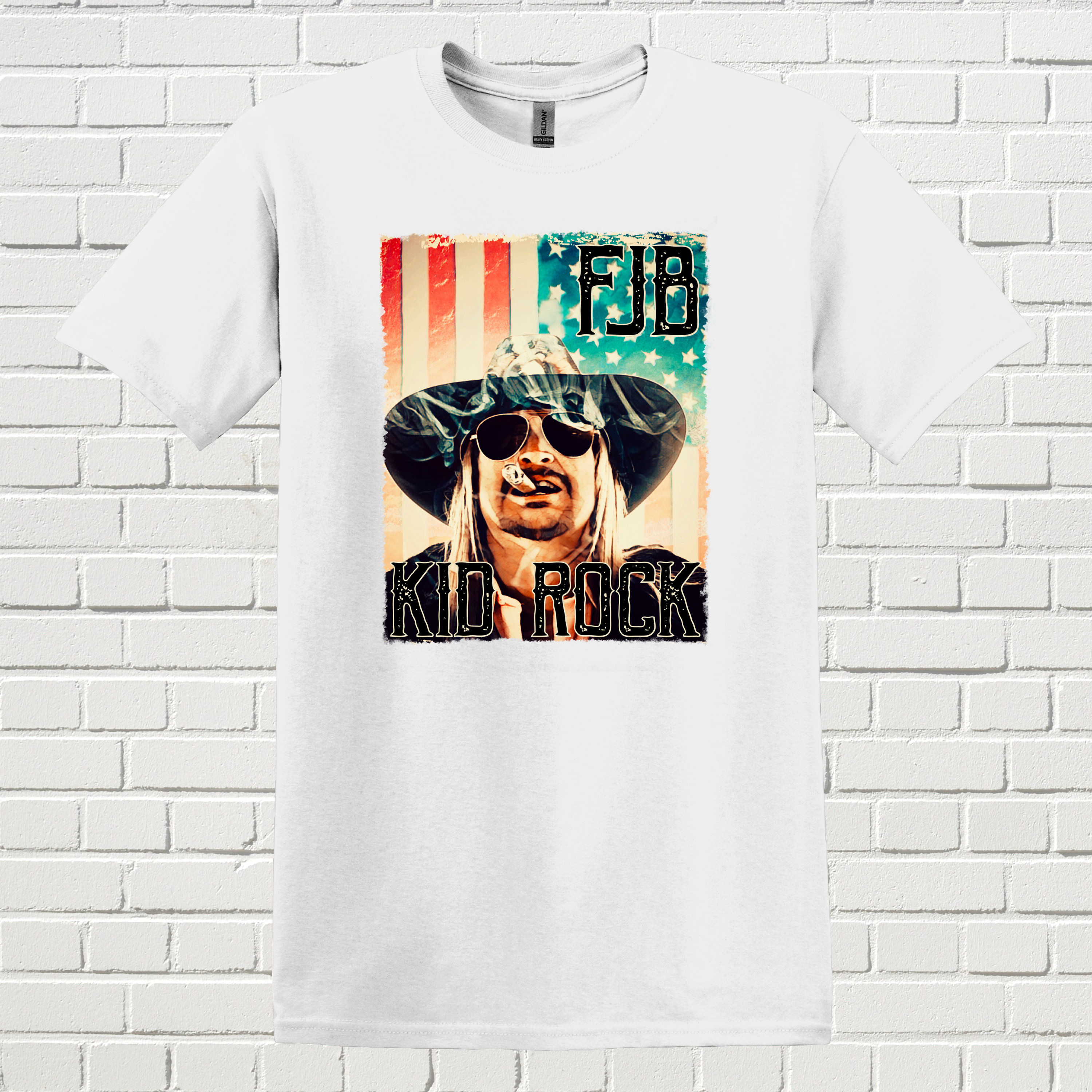 American Flag Kid Rock Concert Shirt, FJB Kid Rock Tshirt, Kid Rock ...