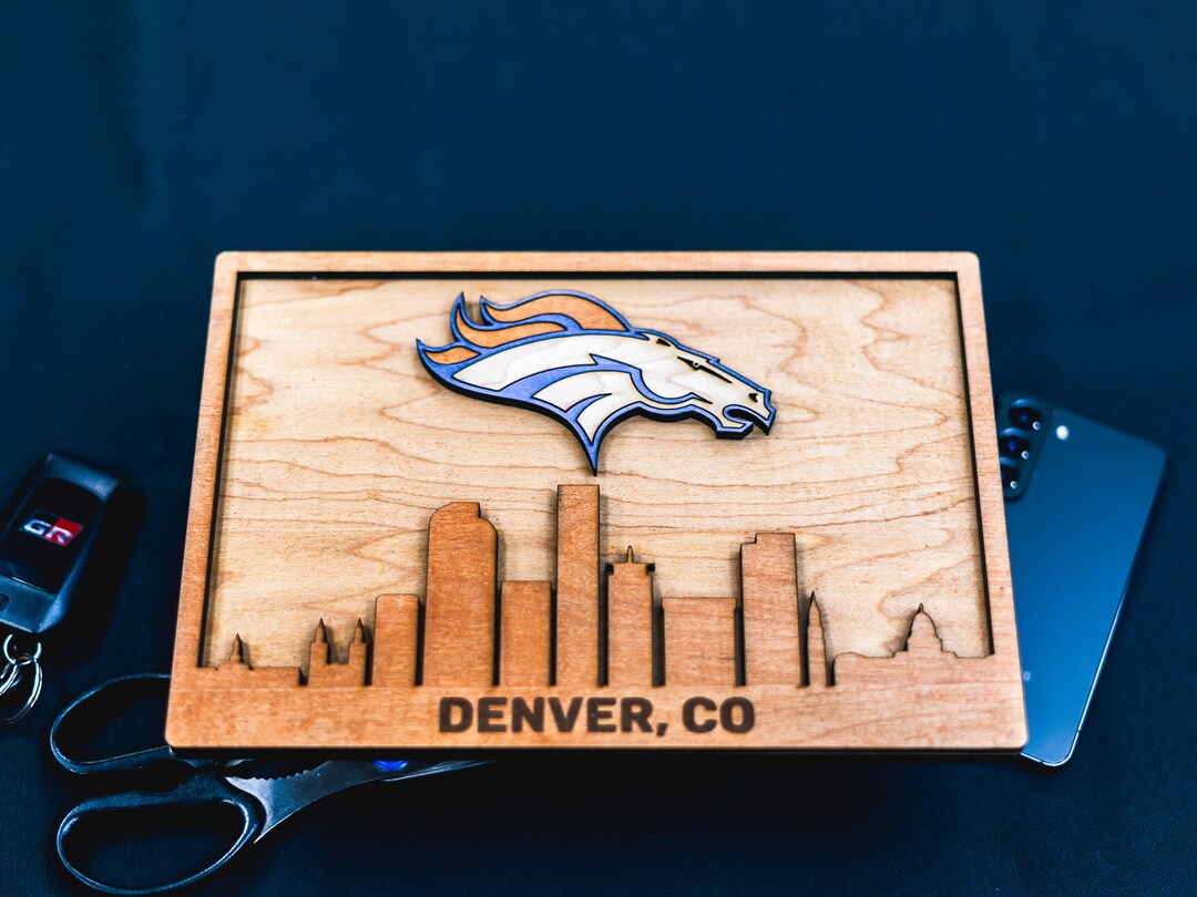 Denver Broncos Fan Wall Decor Christmas Gift - Etsy