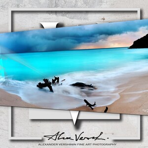 Caribbean Beach Panoramic Landscape Print. Limited Edition Fine Art ...