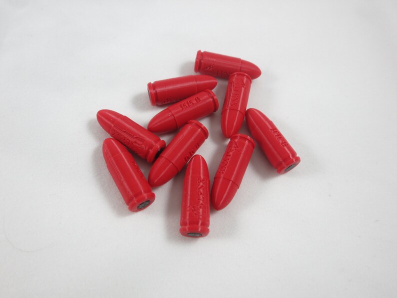 9mm Luger Plastic Snap Caps / Dummy Training Rounds Set of 10 - Etsy
