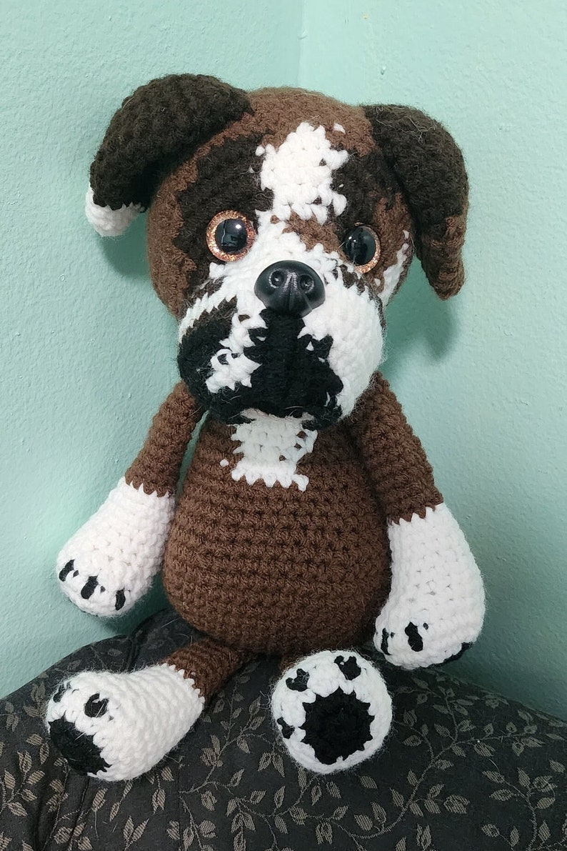 Crochet Boxer Dog - Etsy