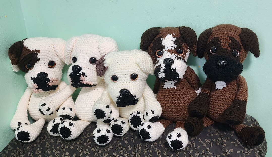 Crochet Boxer Dog - Etsy