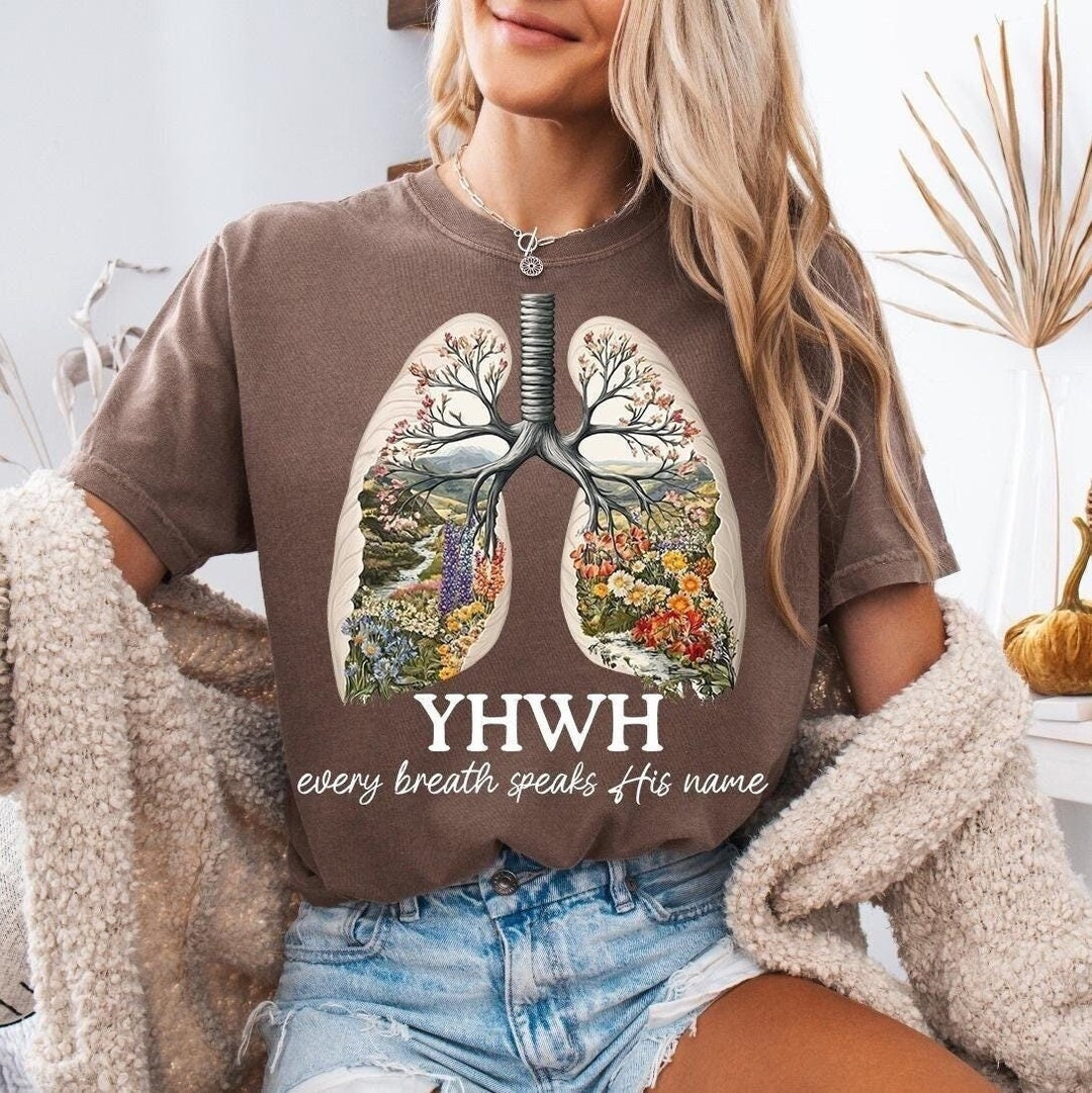 YHWH Lungs Christian Png, Yahweh Png, Every Breath Speak His Name Png ...